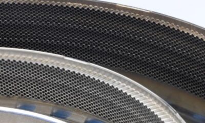 EDM for the erosion of honeycomb structures in aeronautics