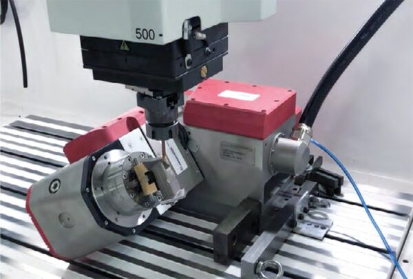 Custom EDM solution: Drilling Diffuser holes in turbine blades.